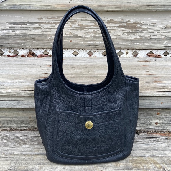 Coach | Bags | Coach Purse K7821615 Ergo Black Pebble Leather Legacy ...